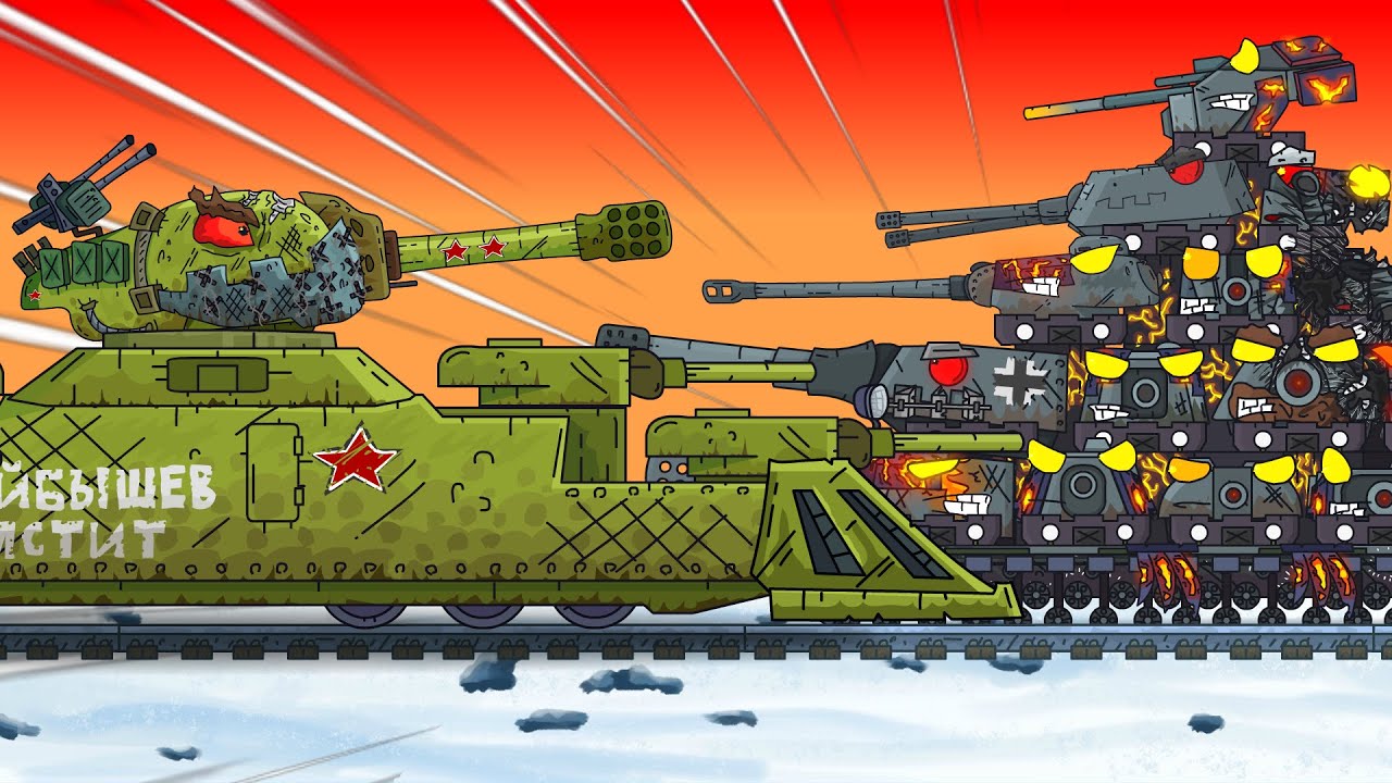 Я ПРОБЬЮ ЕГО ТЯЖЁЛЫМ ТАРАНОМ! Советский Броне-Щука vs КВ-54 - YouTube