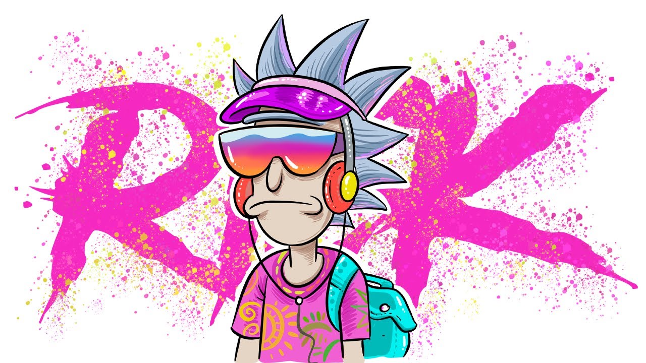 drawing rick from rick and morty step by step - YouTube