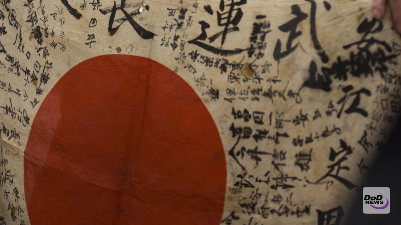 Marine Returns Flag to Family of Fallen Japanese WW II Soldier - YouTube