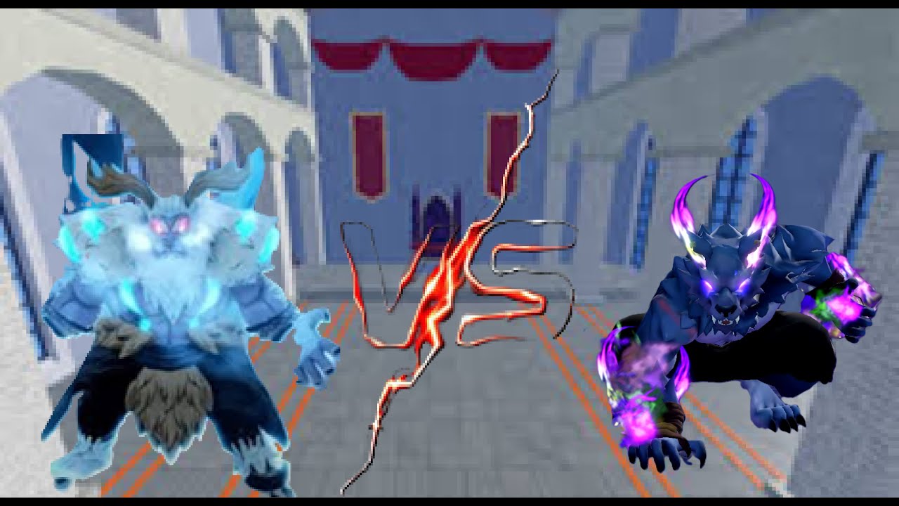 Blox Fruits Yeti Vs Werewolf - YouTube