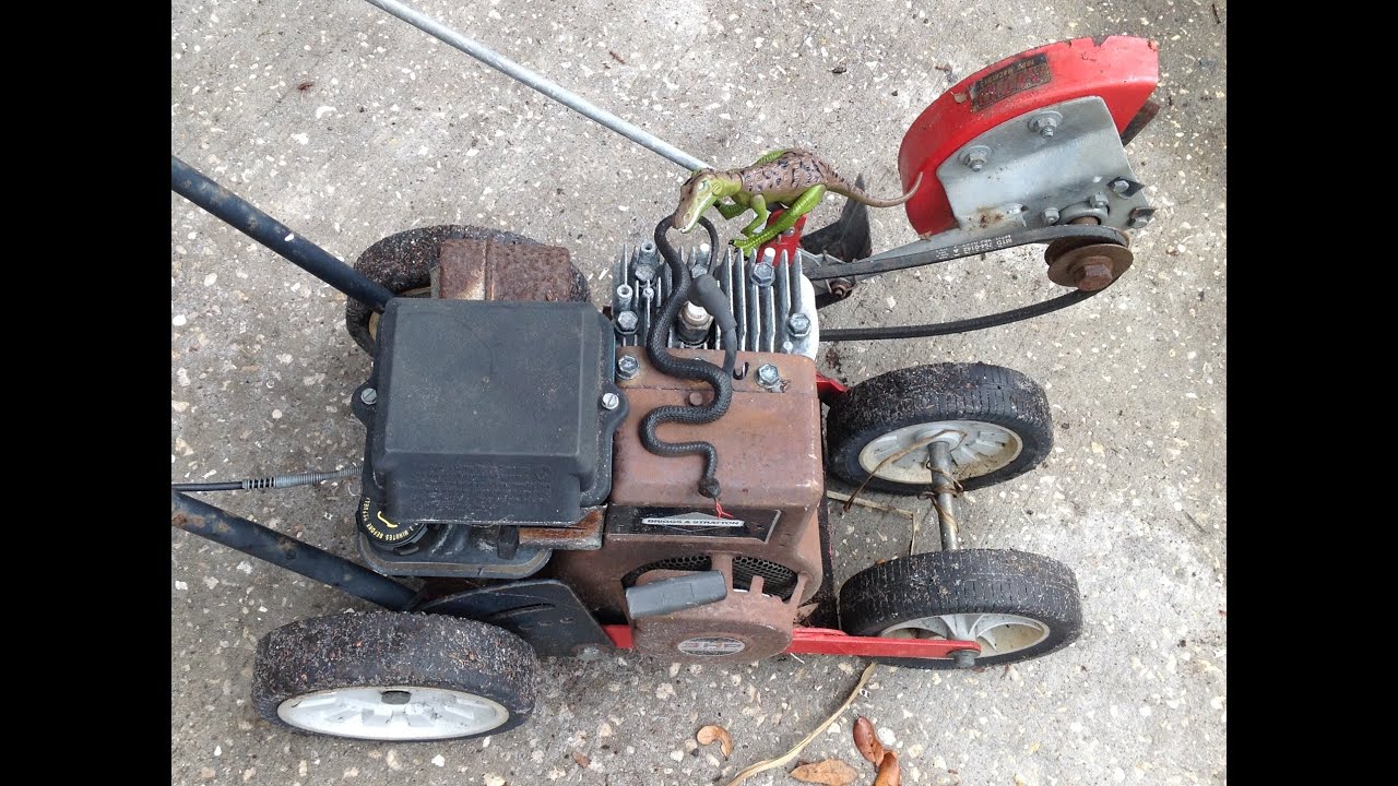 1992 MTD Yard Machines edger that needs attention. - YouTube