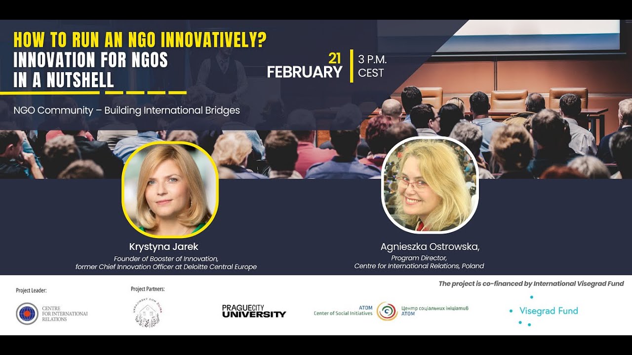 How to run an NGO innovatively? Innovation for NGOs in a nutshell - YouTube