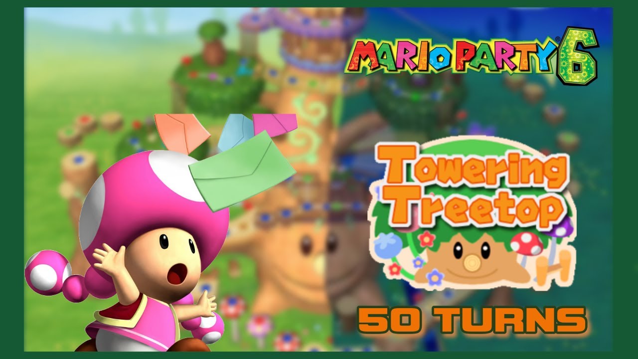Mario Party 6 - Towering Treetop (50 Turns) - Happy Tree, Angry Tree # ...