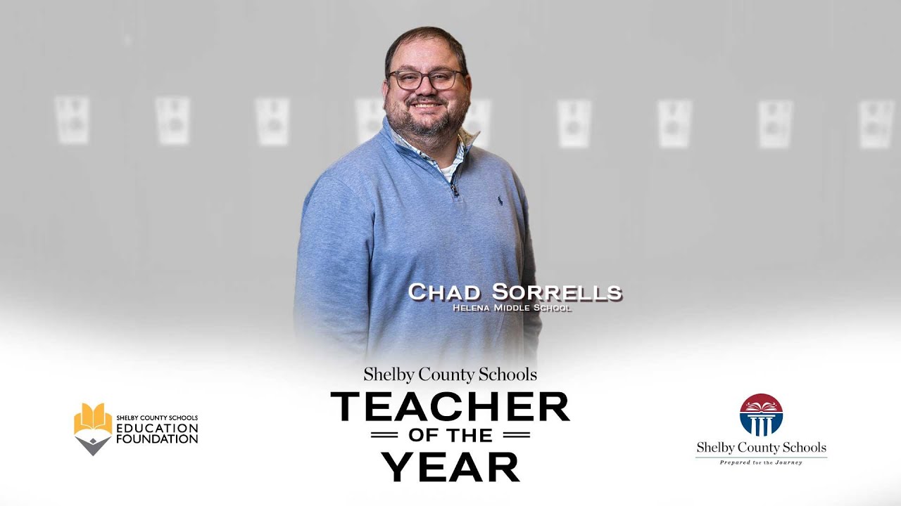 Chad Sorrells - Teacher of the Year 2020 2021 Helena Middle - YouTube