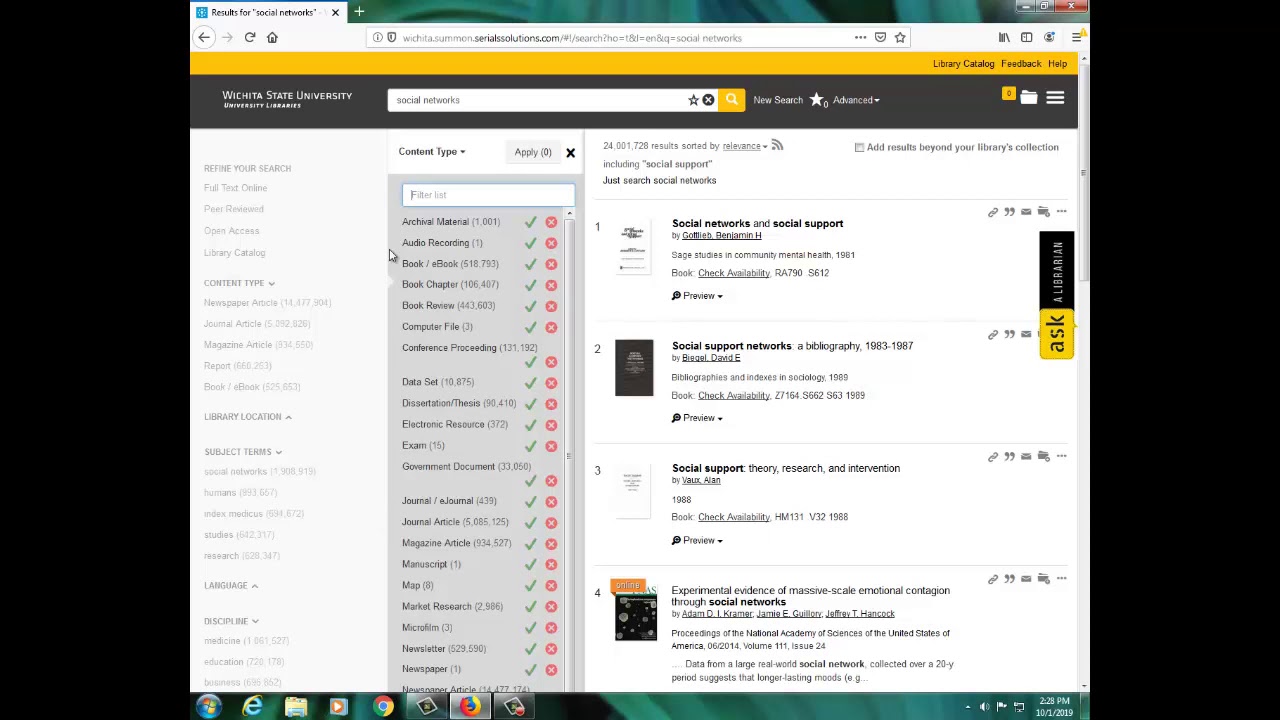 Finding Articles in SmartSearch - YouTube