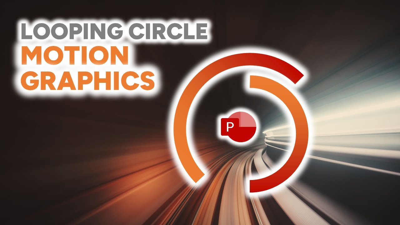 How to create awesome LOOPING MOTION GRAPHICS animation inside PowerPoint. A step by step ...
