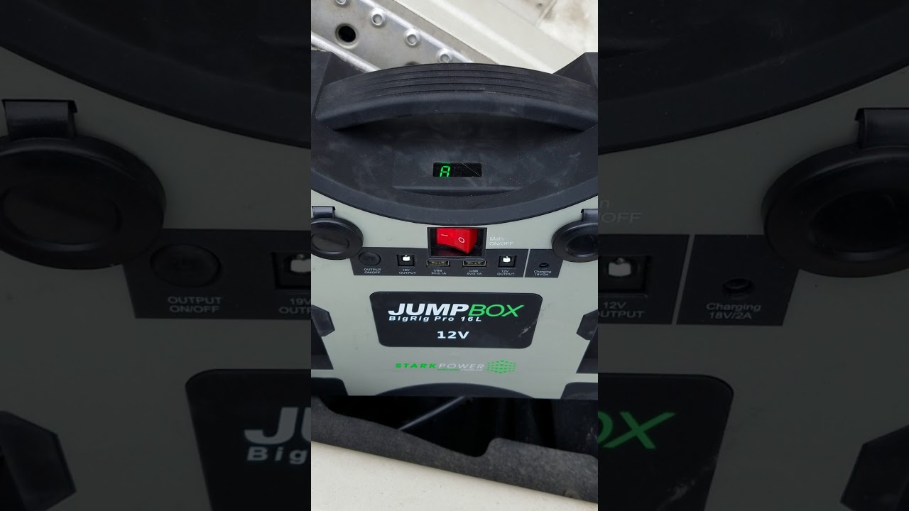 Jump Box Big Rig Pro 16L 12V - YouTube