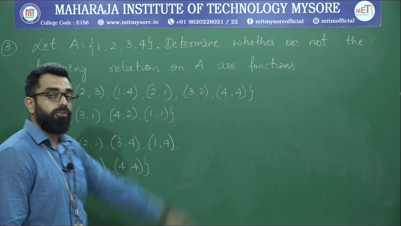 Relations & Functions | 3rd Sem | CSE | Module-3 | Discrete ...