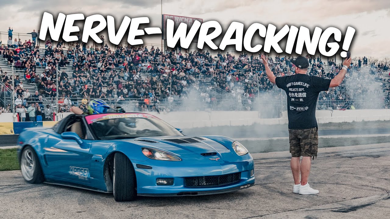 Presenting the Adam LZ drift party to 8,000 fans (and nearly got hit ...