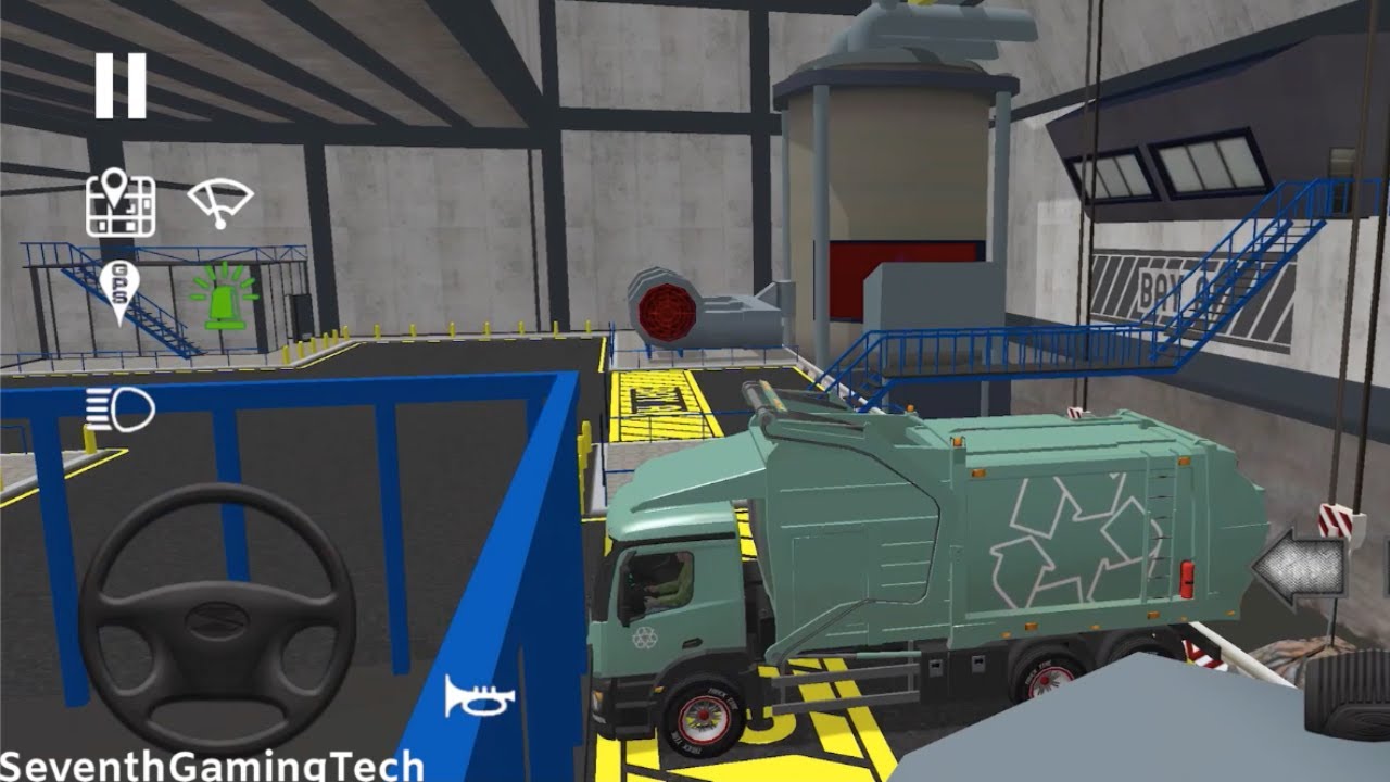 ICE Engine Sound Truck Front Loader 🚛♻️🚛♻️🚛♻️🚛♻️ Trash Truck Simulator Mobile Gameplay - YouTube