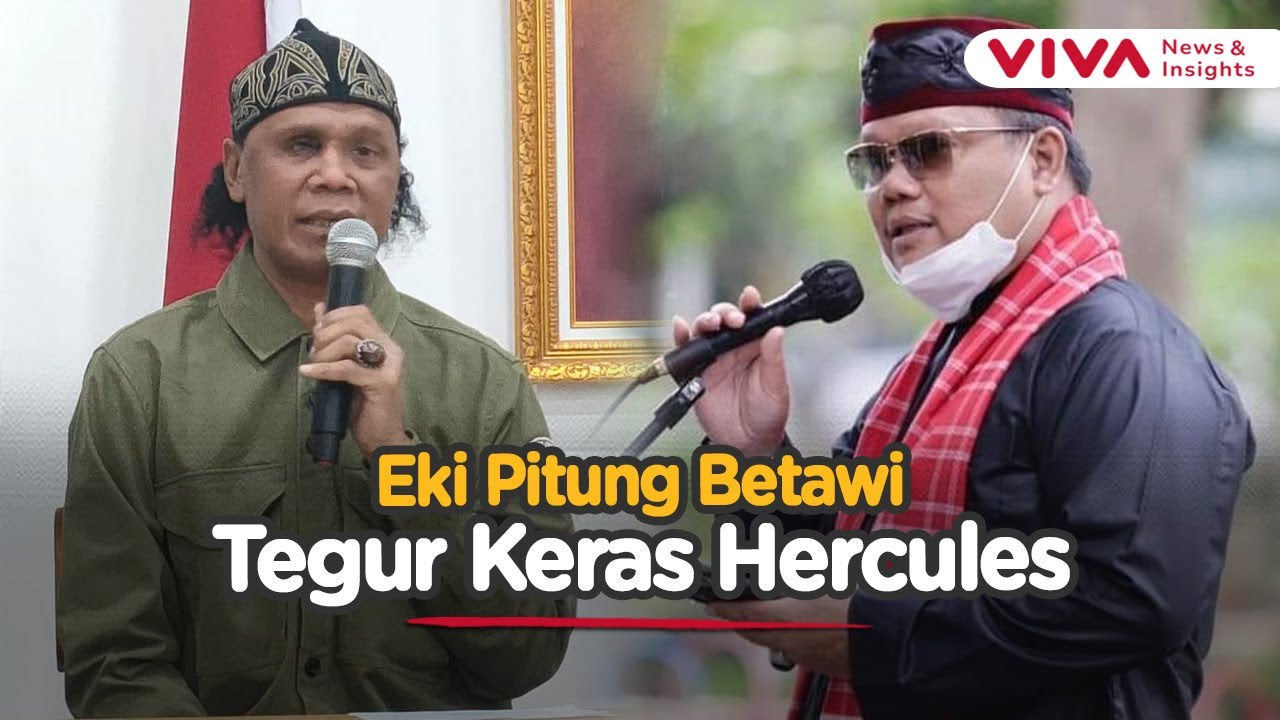 Tak Ingin Jakarta Gaduh, Eki Pitung Ultimatum Hercules - YouTube