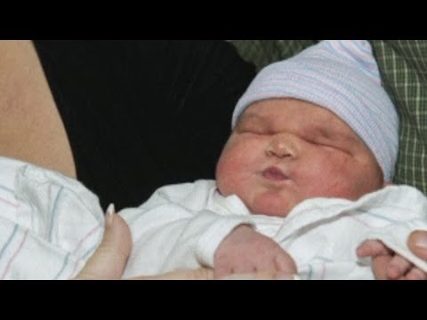 Big baby: Massachusetts mum gives birth to 14.5 pound little girl
