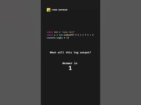 Coding SPEED Challenge 🏃‍♂️💨 Answer Explained In Description! # ...