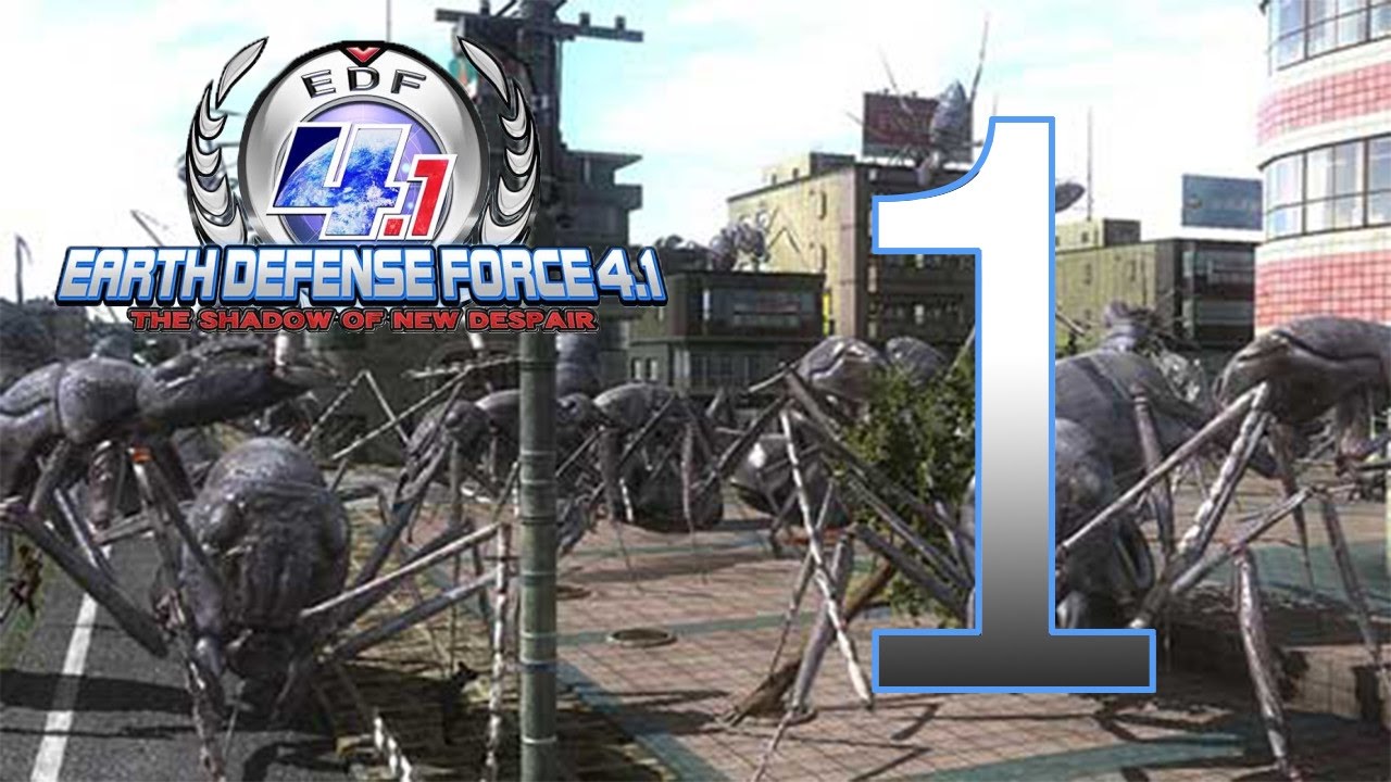 Earth Defense Force 4.1 Ep 1 - Ants, lots of ants - YouTube