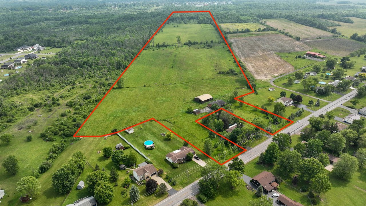 4510 Beach Ridge Road Pendleton, N.Y. - Aerial Drone Video - Land for Sale - YouTube