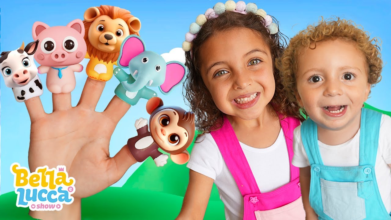 Família dos Dedinhos com Animais - Música Infantil por Bella e Lucca ...