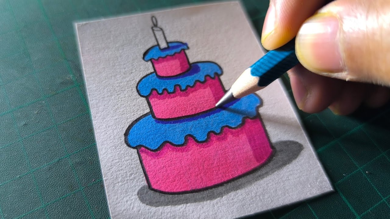 Draw a CAKE Like a Pro! - YouTube