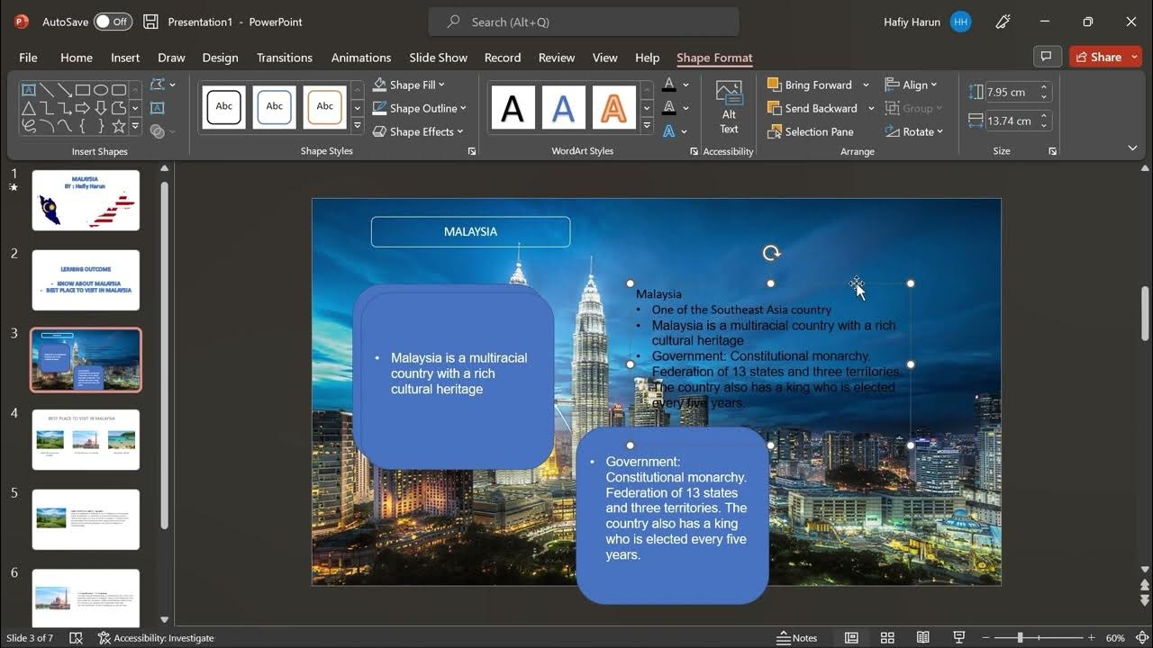CSC098 - TUTORIAL HOW TO CREATE ATTRACTIVE PRESENTATION USING POWERPOINT - YouTube