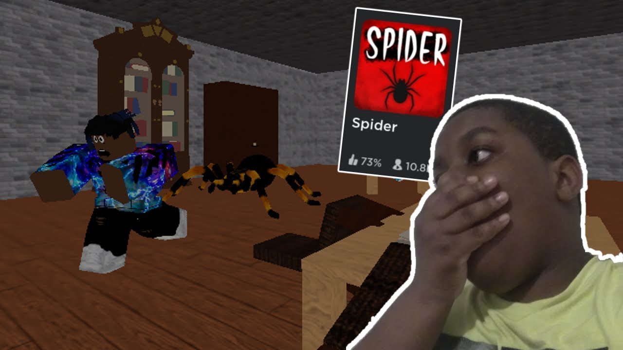 Playing Roblox Spider JUMPSCARE) - YouTube