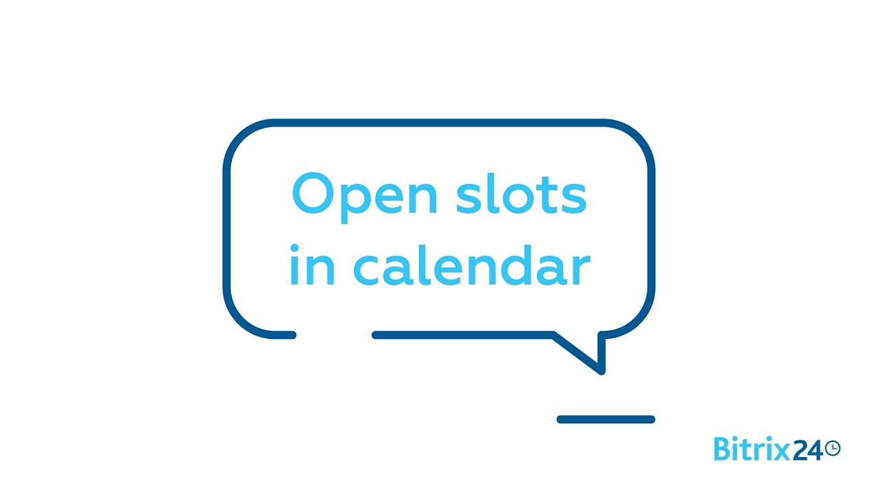 Open slots in Bitrix24 calendar - YouTube