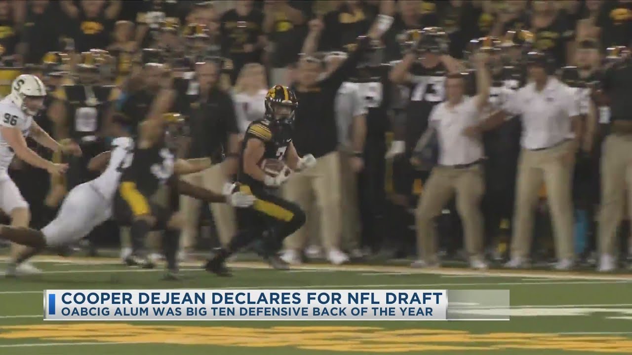 Cooper DeJean Declares For NFL Draft - YouTube