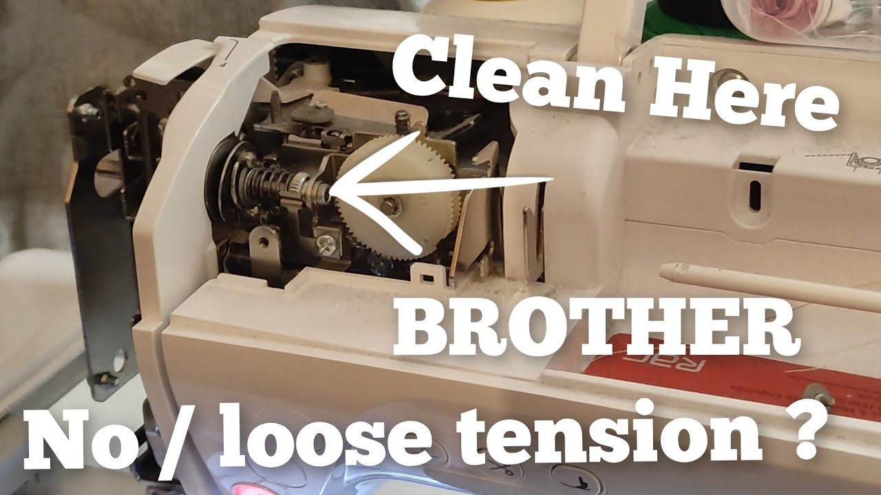 How to Fix Loose tension on Brother Embroidery Machine - YouTube
