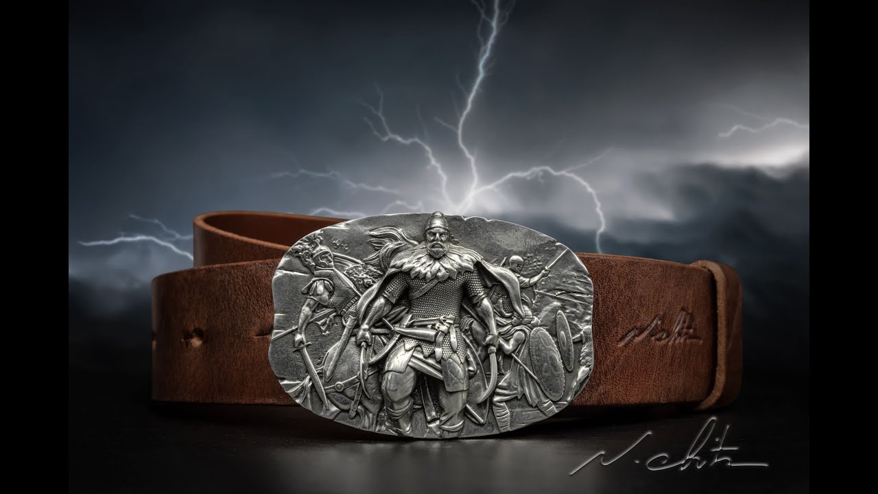 CUREA PIELE – DECEBAL REGELE DACIEI / LEATHER BELT - DECEBAL KING OF ...