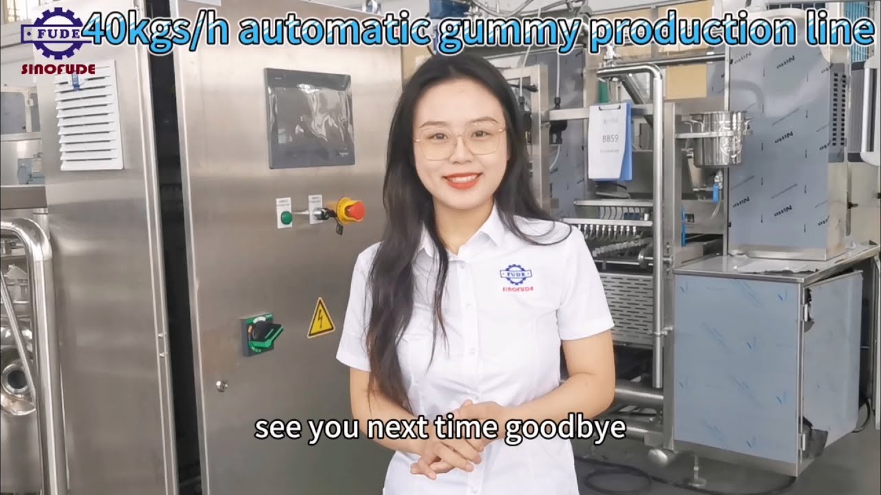 Full Automatic Servo Driven Gummy Bear Gelatin Candy Making Machine ...