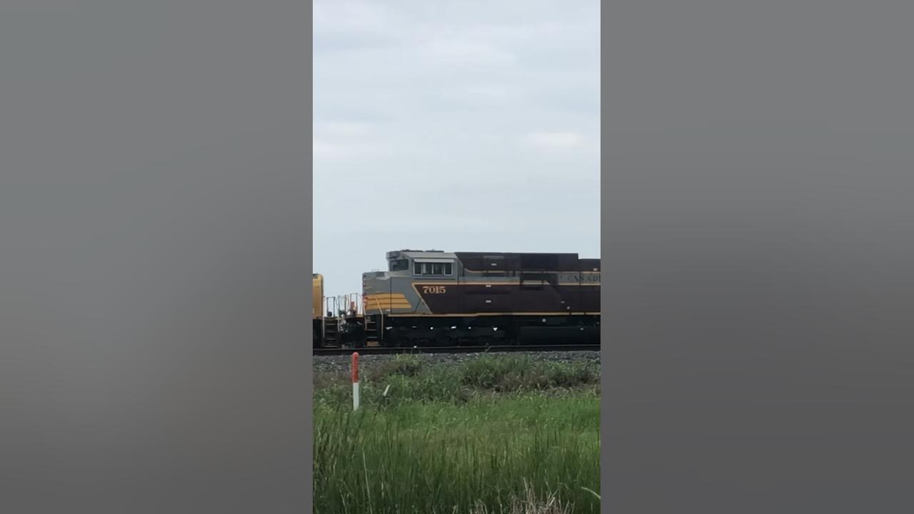 NS train meets CP 7015 - YouTube