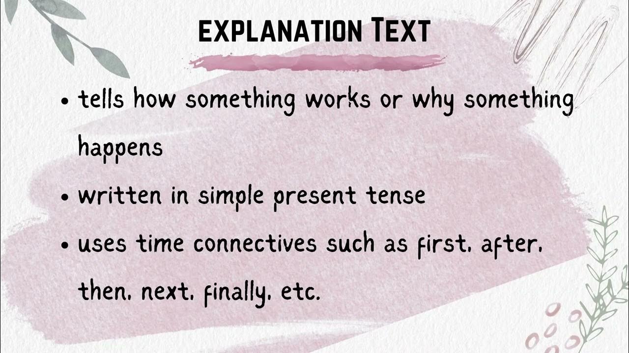 Distinguish text types according to purpose and features - YouTube