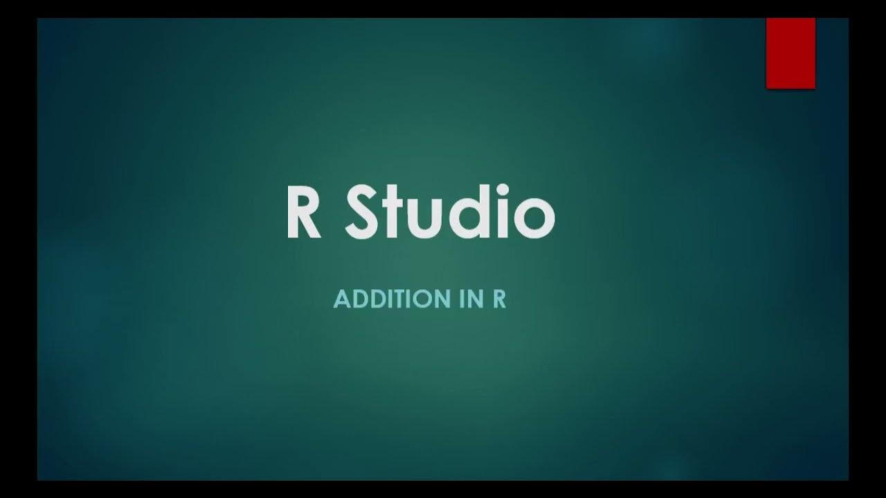 Adding Variable In Rstudio | Rstudio | String Addition | Rstudio full course | Hindi - YouTube