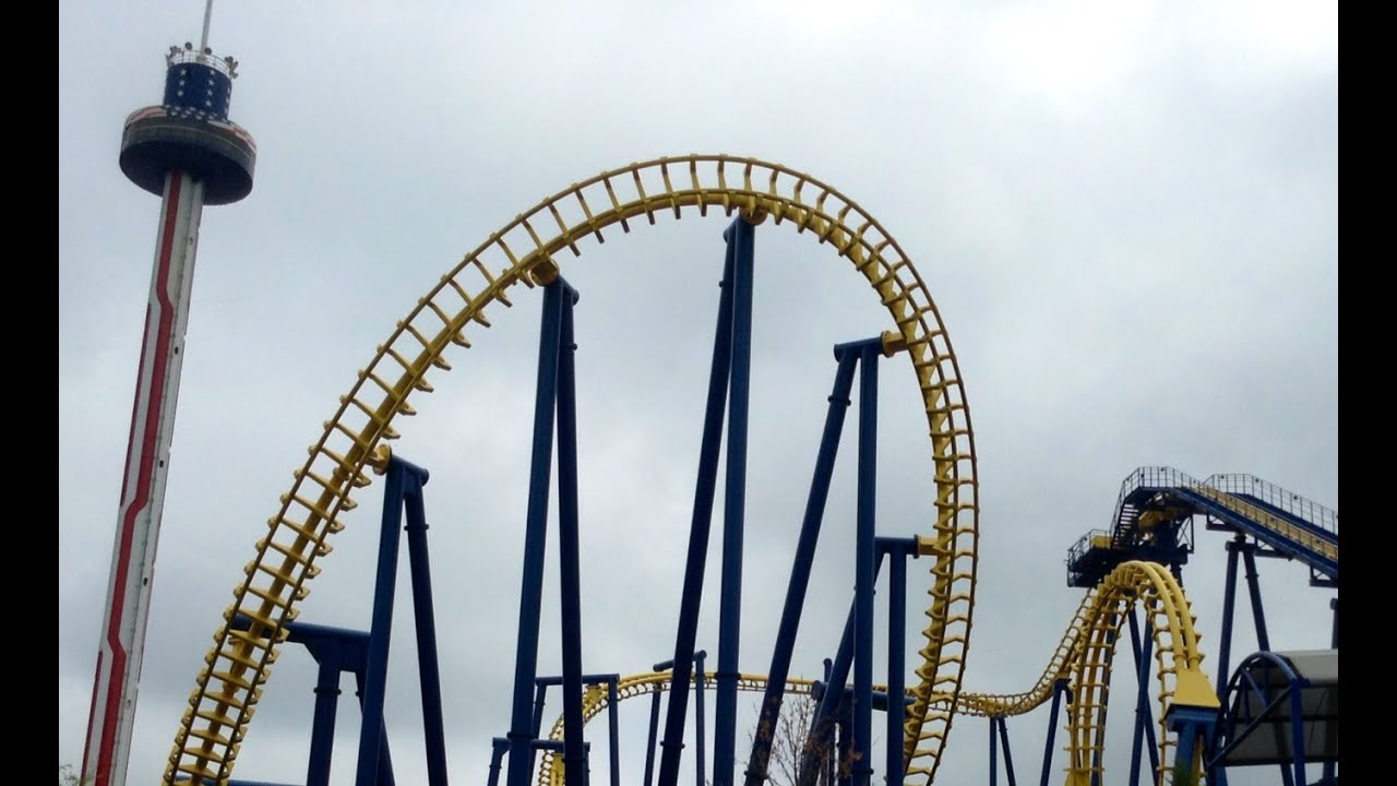 Nighthawk Off-Ride Defunct Carowinds Roller Coaster - YouTube