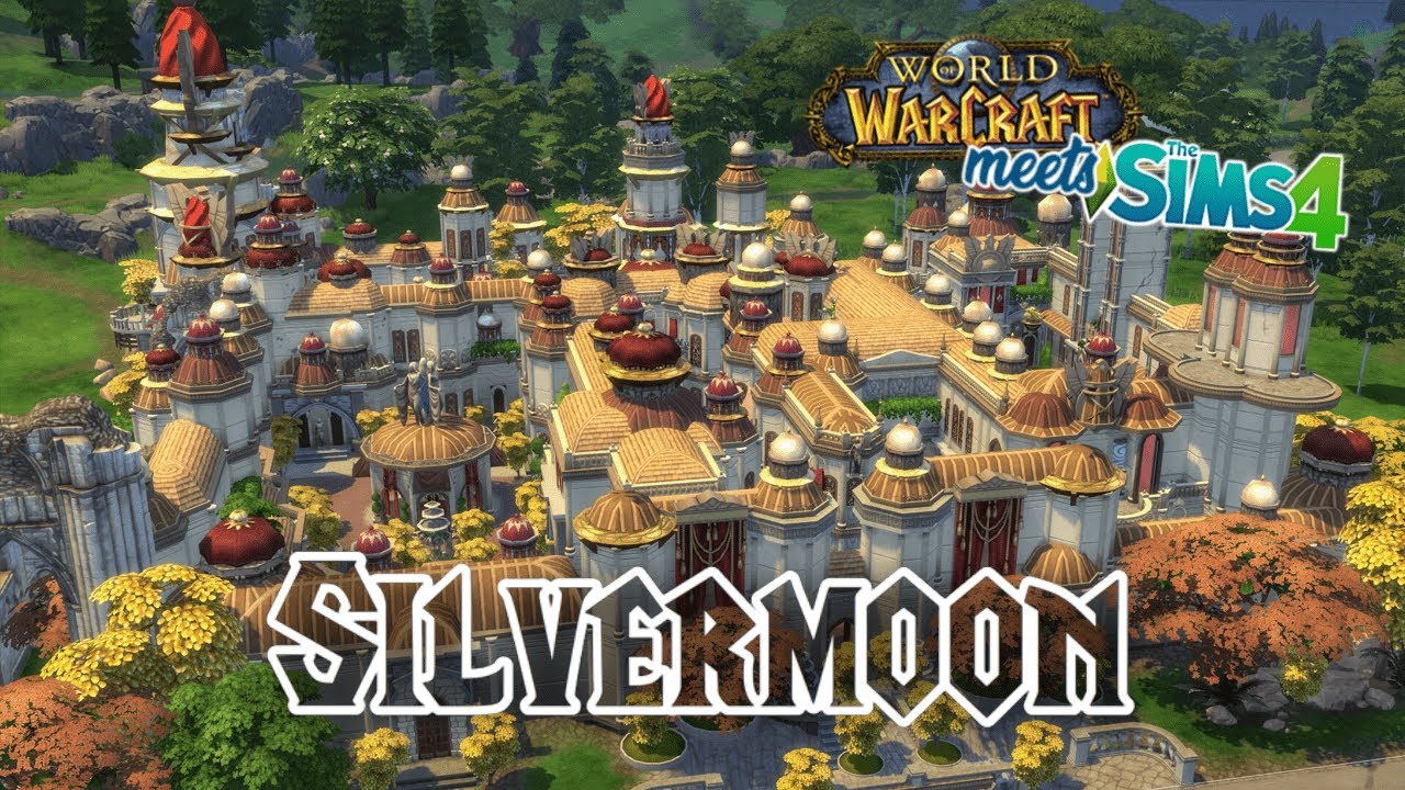 World of Warcraft in The Sims 4 || Silvermoon || No Custom Content ...
