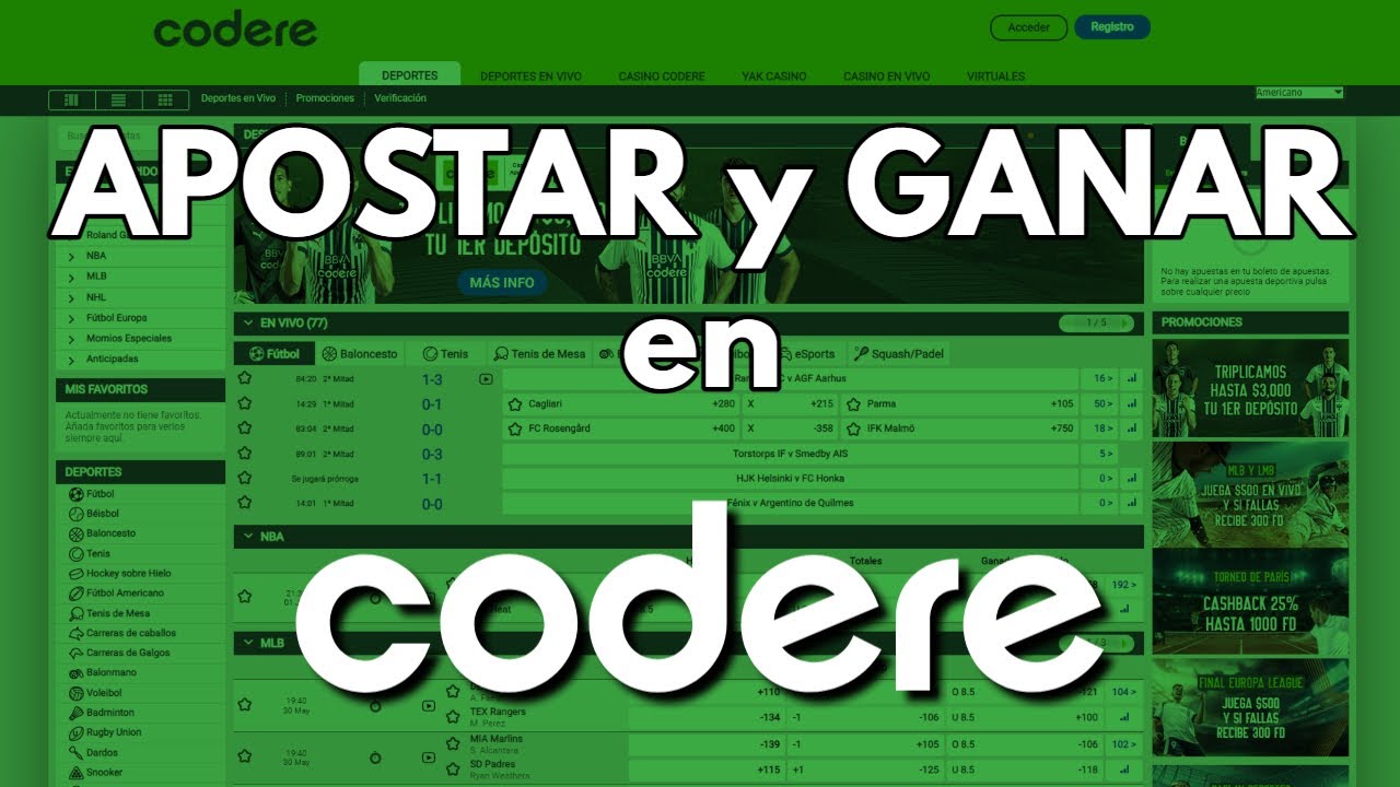 ¿Como APOSTAR y GANAR en Codere? - YouTube