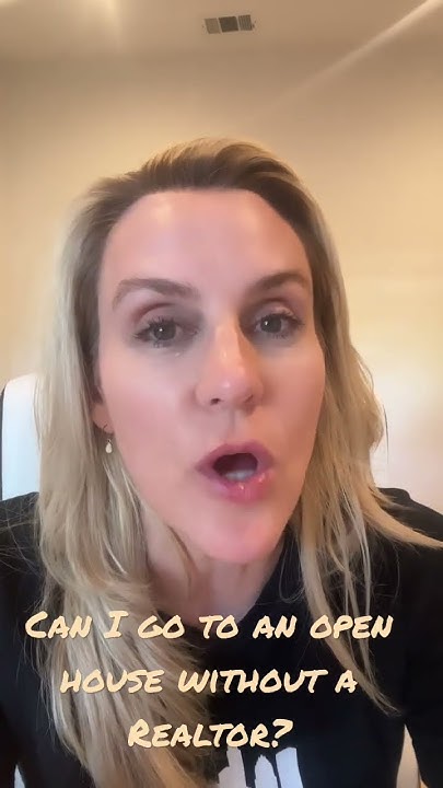 Can I go to an open house without a Realtor? - YouTube