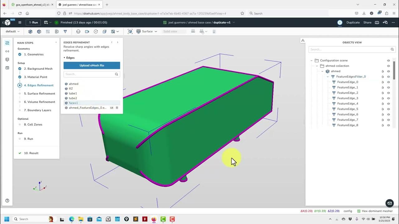 dicehub | Meshing workflow using the ahmed body - YouTube