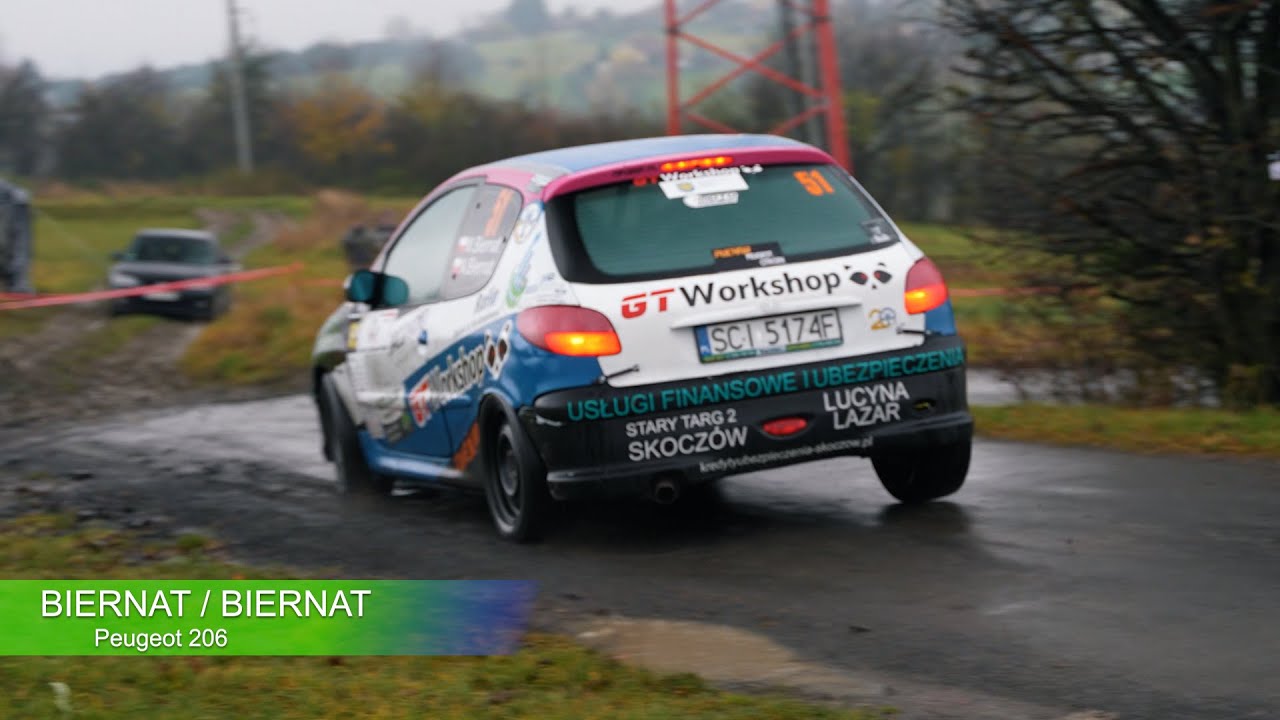 Marcin BIERNAT / Alicja BIERNAT - Peugeot 206 | Rajd Cieszyńska ...