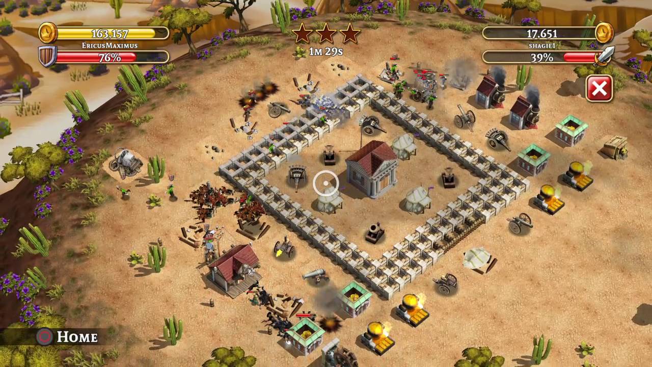 Battle Ages wall bomber defense - YouTube