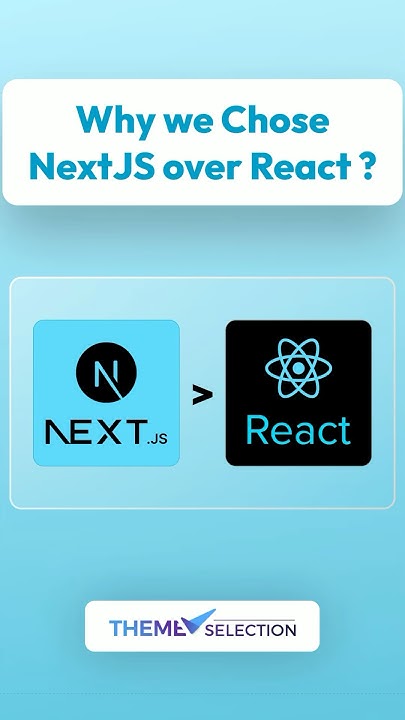 Choosing Next Js Over React: The Ultimate Decision 🤔 #nextjs #reactjs #frontend #webdevelopment ...