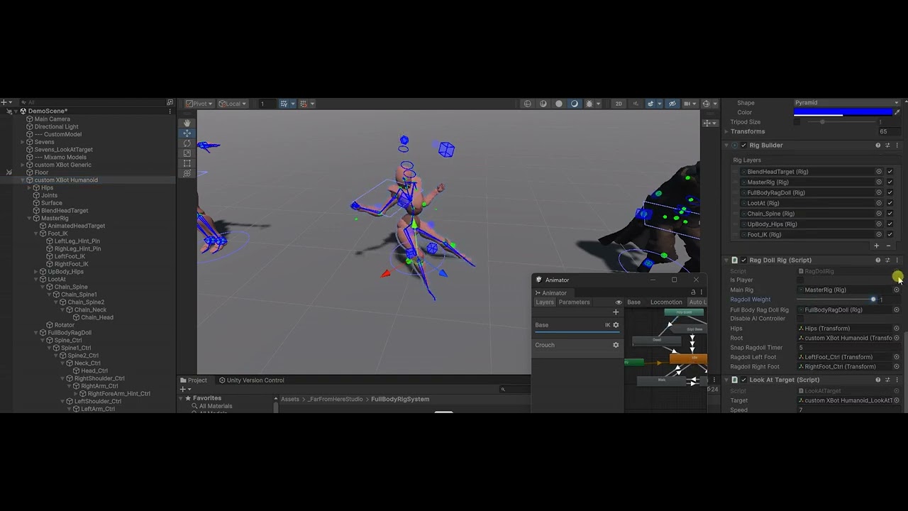 FullBody Rig System - Simple Reversible Ragdoll feature - YouTube