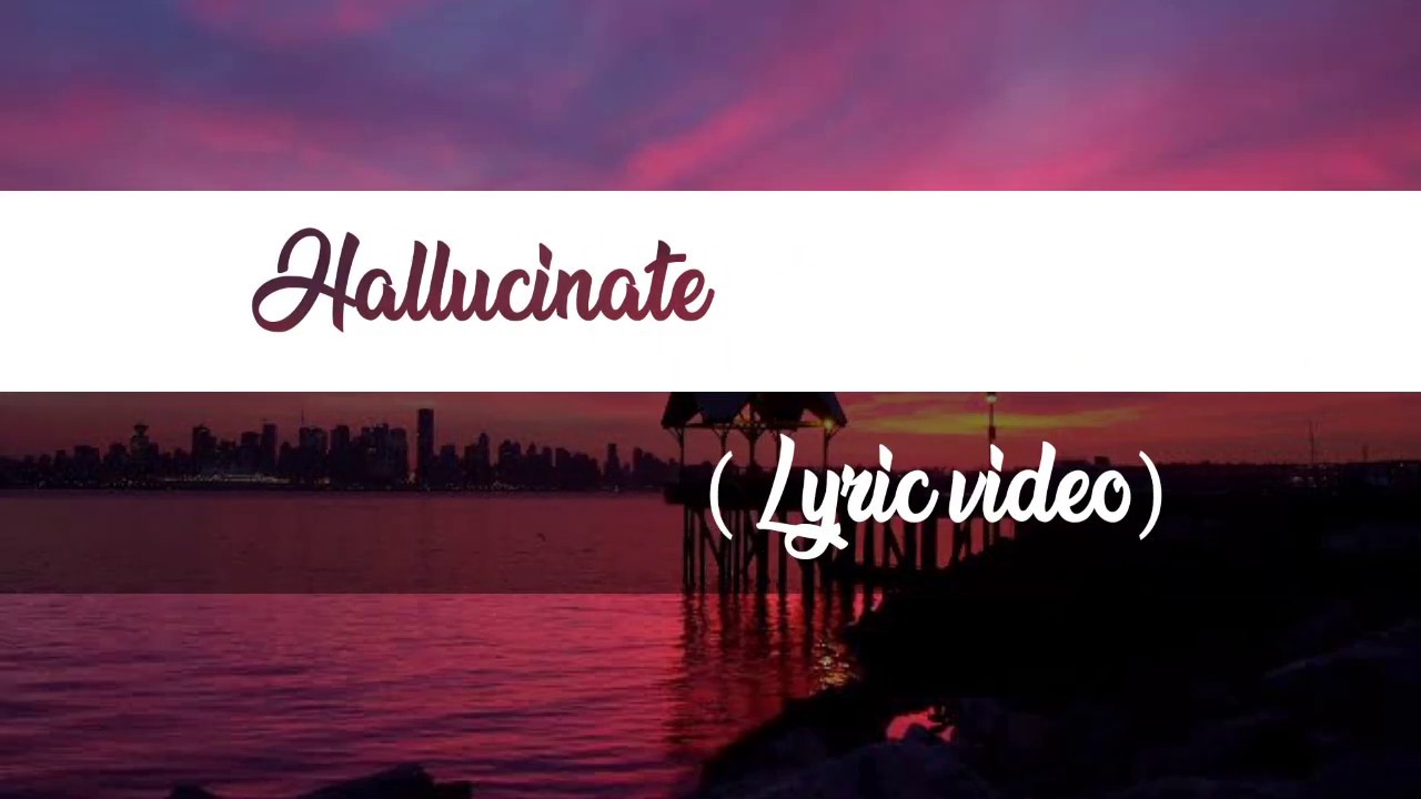 Dua Lipa - Hallucinate (Lyric video) - YouTube