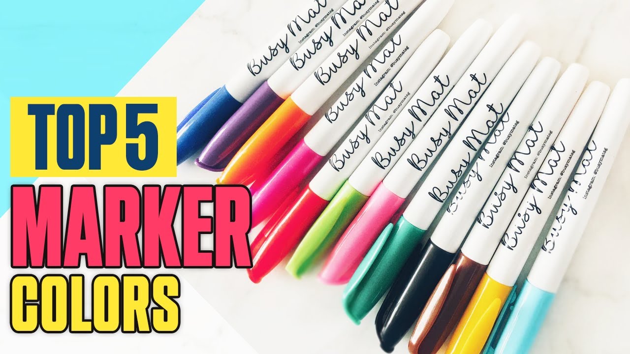 Top 5 Best Marker Colors For Drawing in 2023 - Best Drawing Markers ...