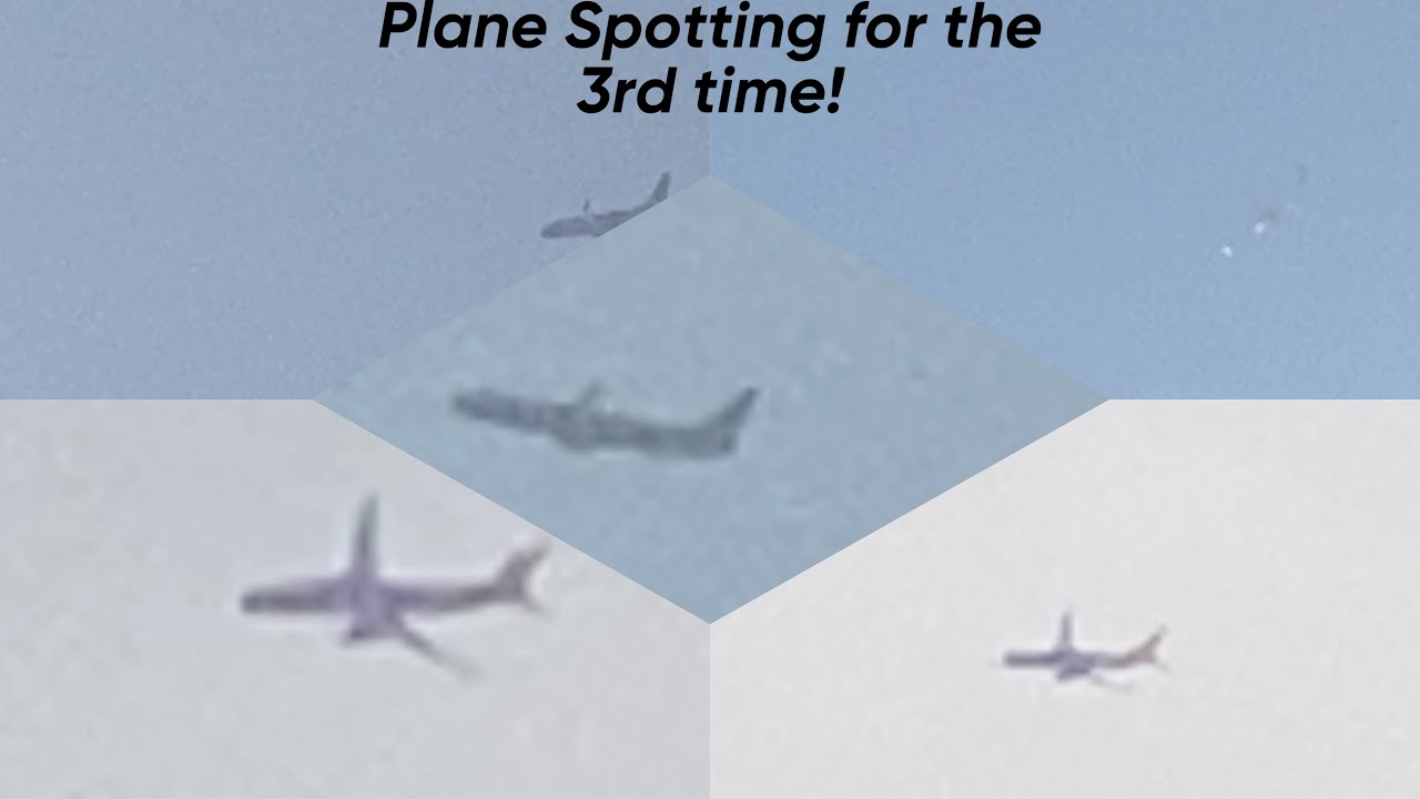 A quick morning plane spotting at my house - YouTube