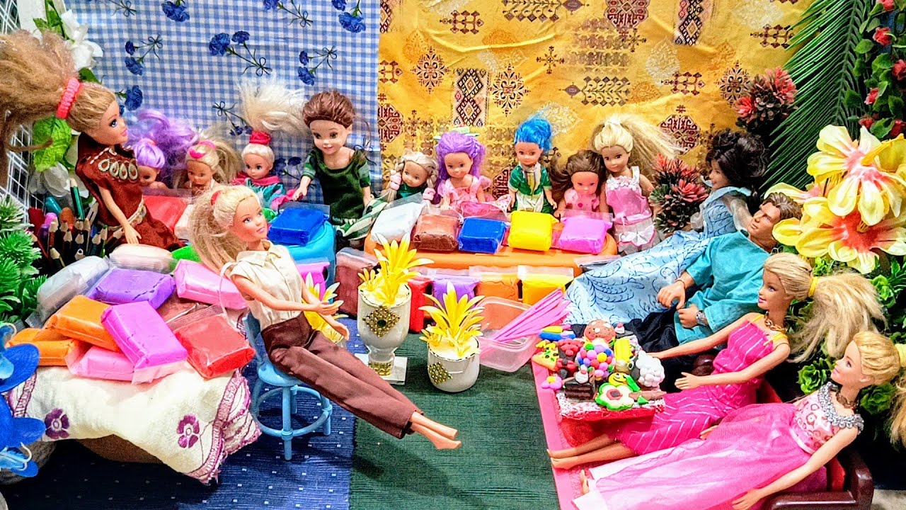 Barbie Doll All Day Routine Part 116 / Barbie Doll Challenge ...
