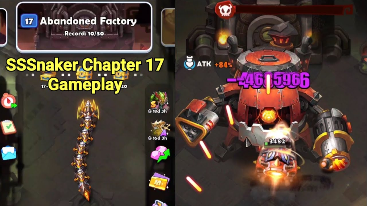 SSSnaker Chapter 17 Gameplay | Best Skills - YouTube
