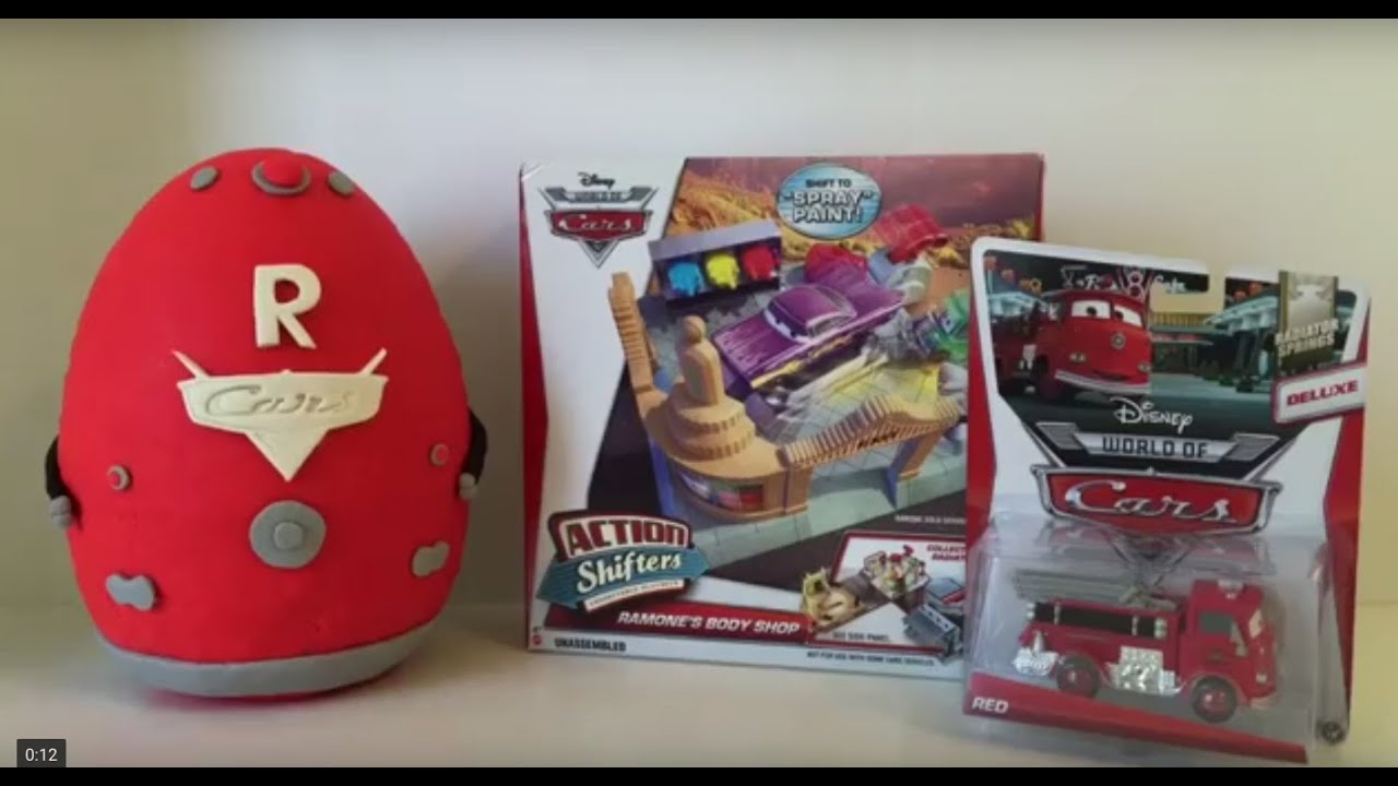 Disney Pixar Cars ABC Playdoh Surprise Egg: The Letter R - YouTube