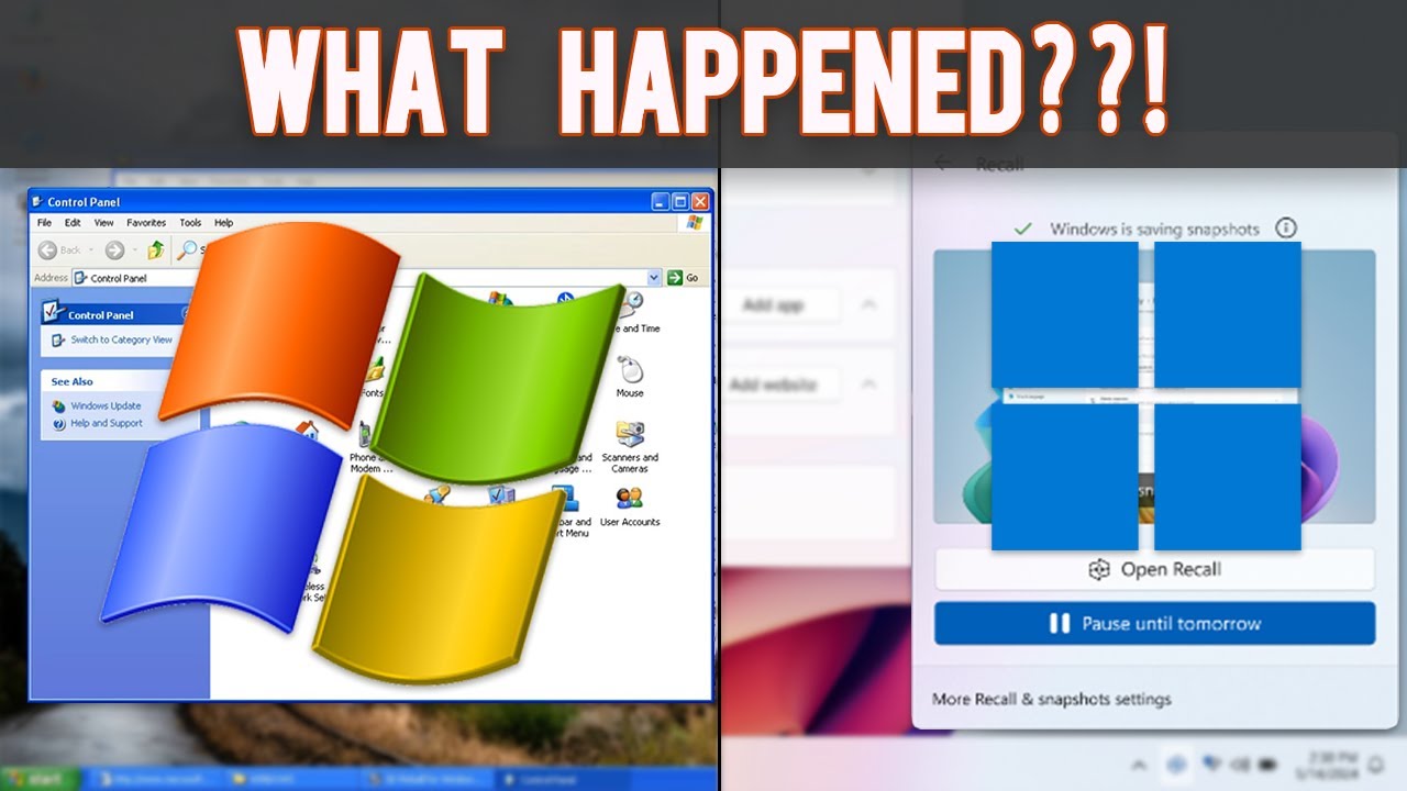 Microsoft Windows: From nostalgia to spyware.. - YouTube