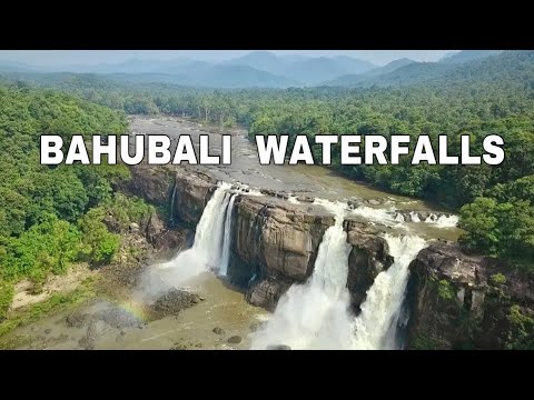 Bahubali Movie Location | ATHIRAPALLY WATERFALLS | DAY 9 #droneshots # ...