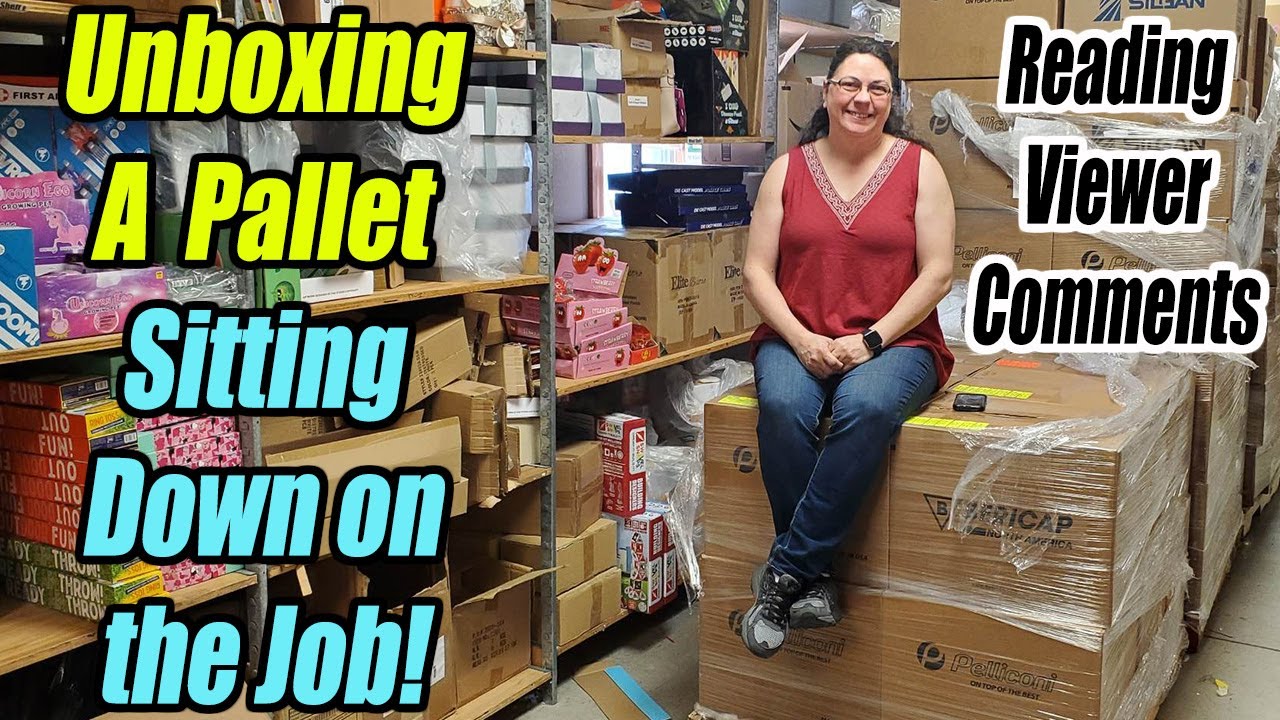 Unboxing a Pallet and Reading Funny Viewers comments. Check out what we ...