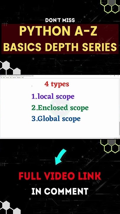scope Of Variables In #python #telugu | #shorts #coding #codingintelugu #pythonintelugu # ...